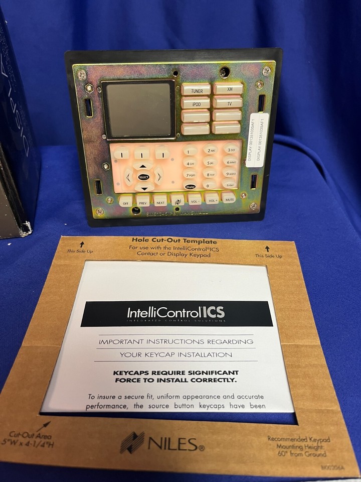 Niles IntelliControl ICS Display Keypad, Control Keypad LCD Display ...