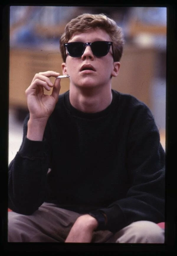 Anthony Michael Hall Breakfast Club Smoking