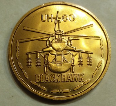 Black Hawk UH-60 Helicopter / Chopper Challenge Coin | eBay