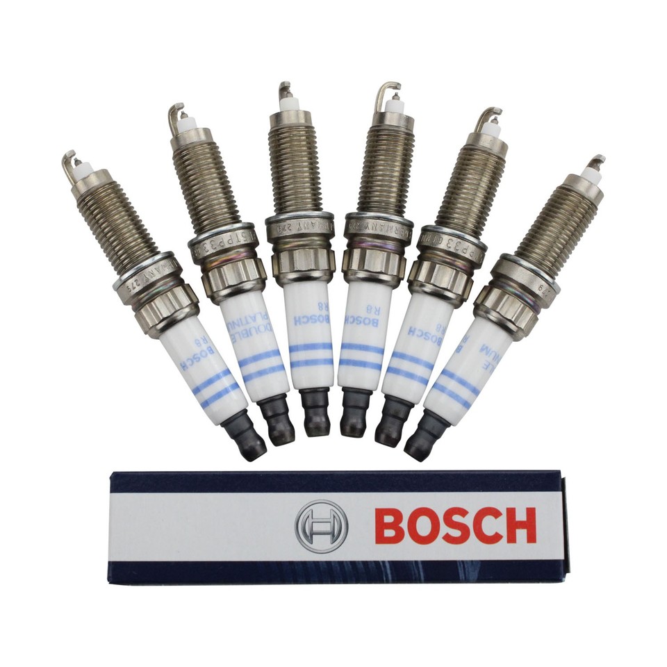 For BMW E82 E88 F32 F10 Set of 6 Spark Plug High Power Bosch ZR 5 TPP ...