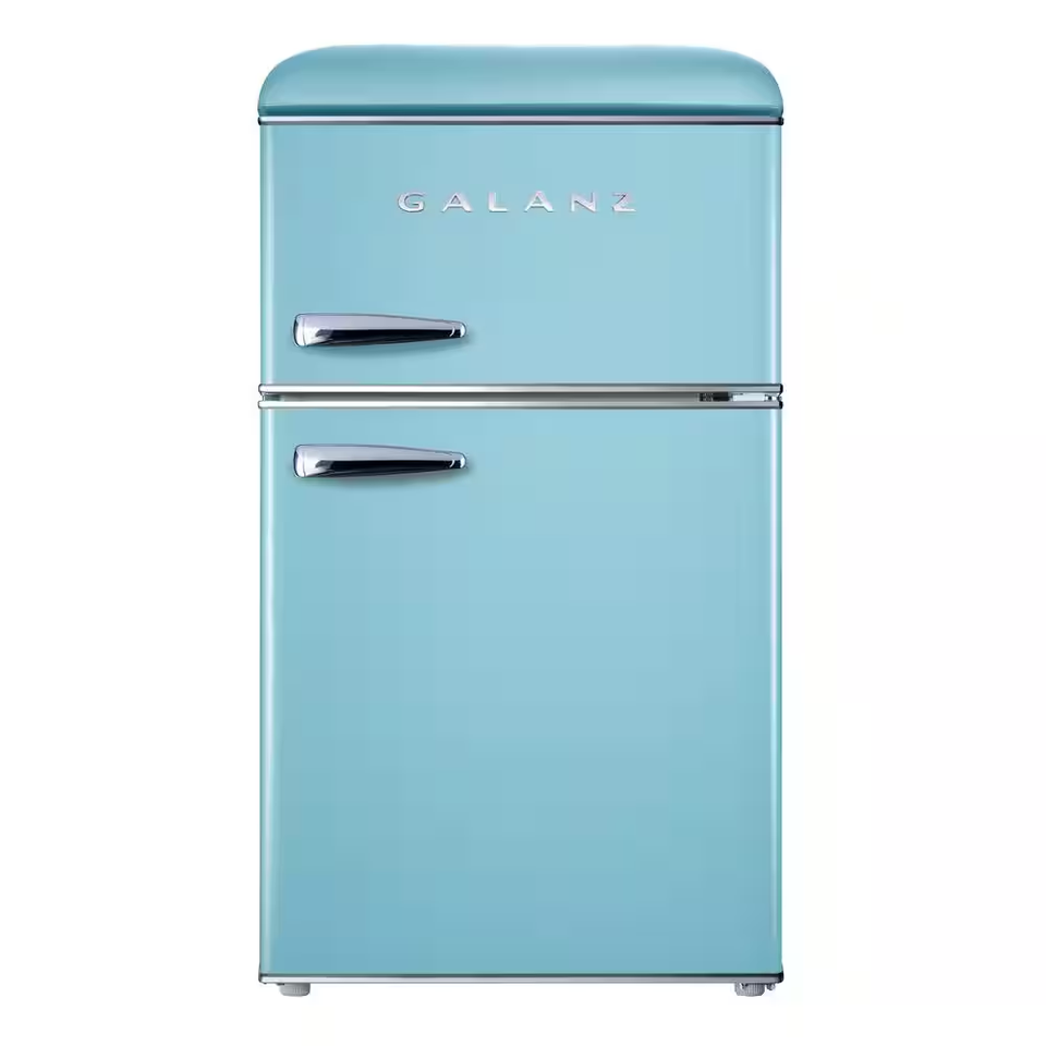 20 In. 3.1 Cu. Ft. Retro Top Freezer Refrigerator, Bebop Blue, Energy ...