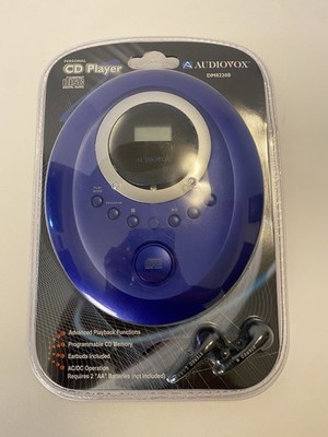 Brand New SEALED Audiovox DM8220B Portable CD Player -COBALT BLUE! | eBay