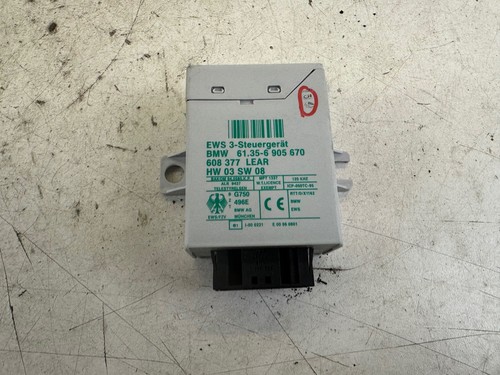 BMW 330i EWS Module E46 00-06 OEM 61.35-6 905 670 May Need Programming ...