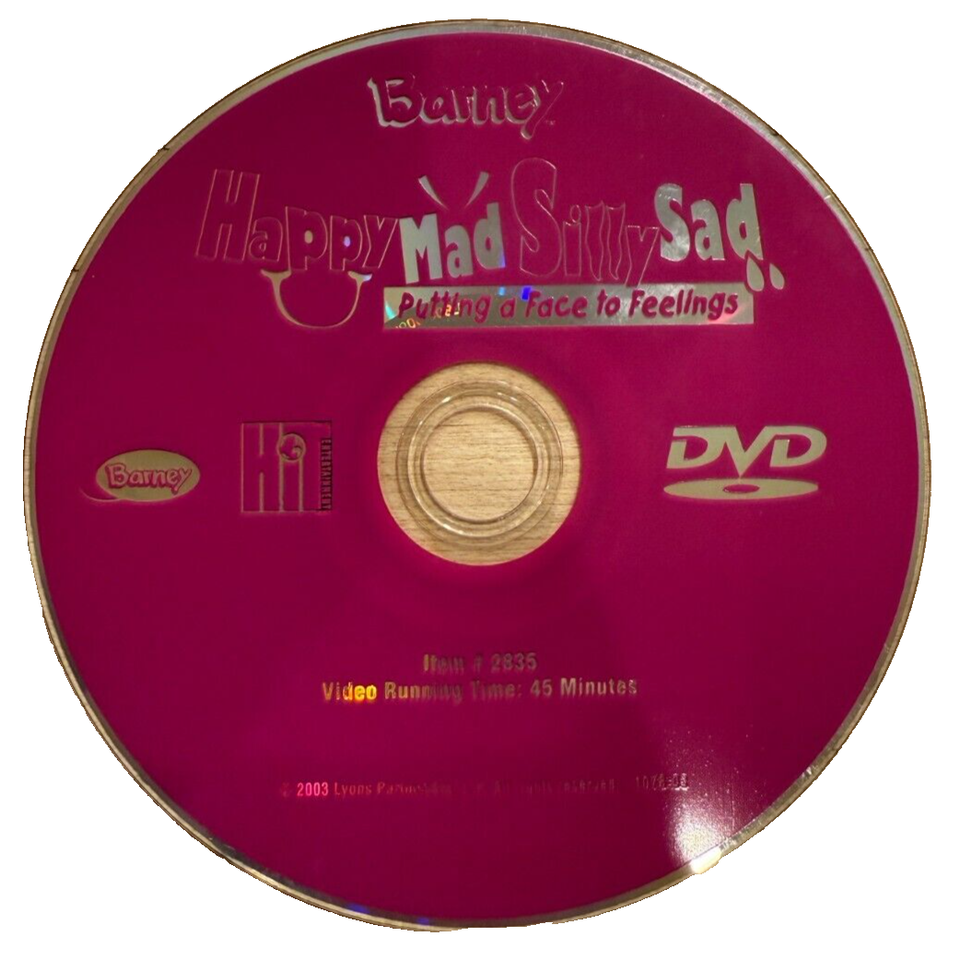 Lionsgate Children's DVD Lot (4) Barney The Purple Dinosaur * Discs ...