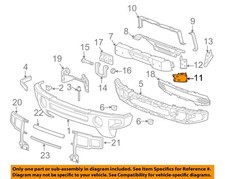 OEM 15856422 GM Hummer 06-10 H3 Carrier Front Axle Mount Bracket Left ...