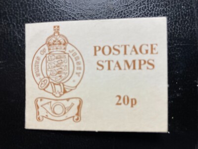 JERSEY - 1977 20P STAMP SACHET BOOKLET BROWN COVER SG SBS4 | eBay