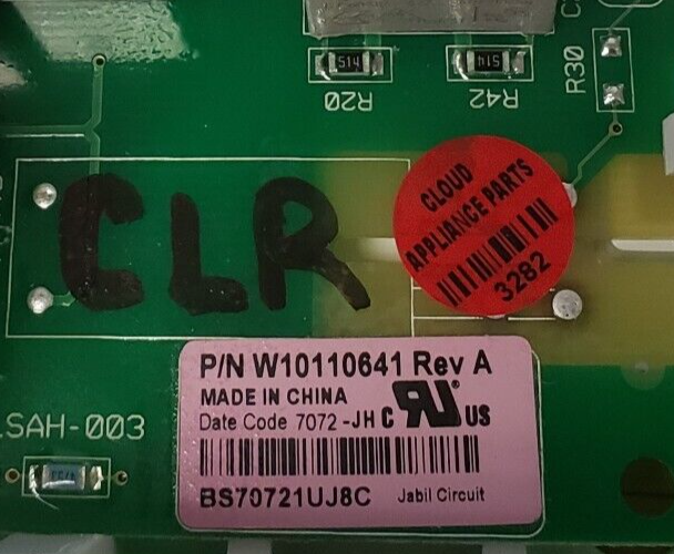 Genuine Whirlpool Dryer Control Board W10110641 Same Day Ship & 60 Days ...