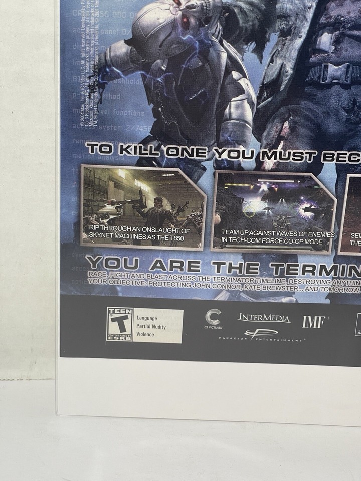 Terminator 3: The Redemption - Vintage Gaming Print Ad / Poster / Wall ...