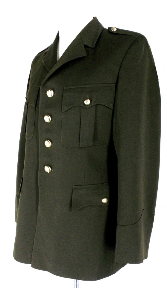 DUTCH ARMY DRESS JACKET Uniform TUNIC USA WWII WW2 Officer Look ...