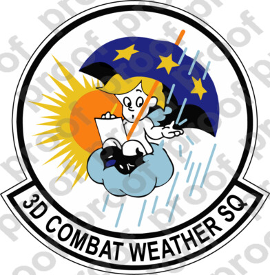 STICKER USAF 3rd Combat Weather Squadron | eBay