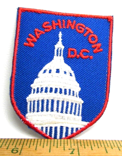 Vintage Washington DC Jacket Patch Capitol Building Travel Souvenir | eBay