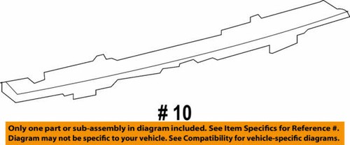 52615-60081 Toyota Absorber, rear bumper energy 5261560081, New Genuine ...