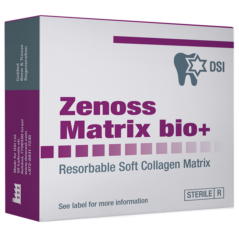1pcs Dental Zenoss Bio+ Resorbable Collagen Bovine Soft Matrix Membrane ...