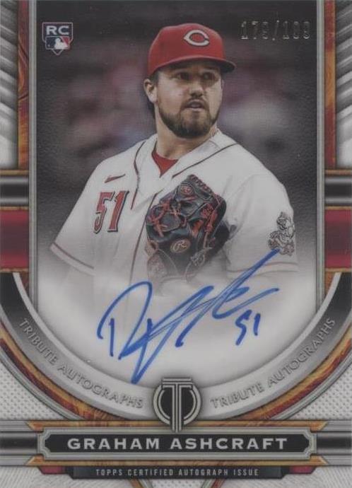 2023 Topps Tribute - Tribute Autographs Graham Ashcraft #TA-GA /199 (AU ...