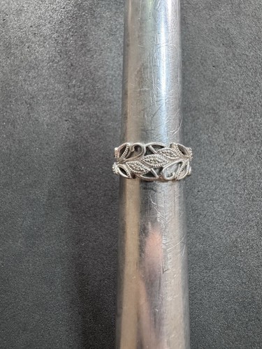 3.5g VTG RJ Sterling Silver 925 Diamond Ring Size 8 Jewelry Lot Y | eBay