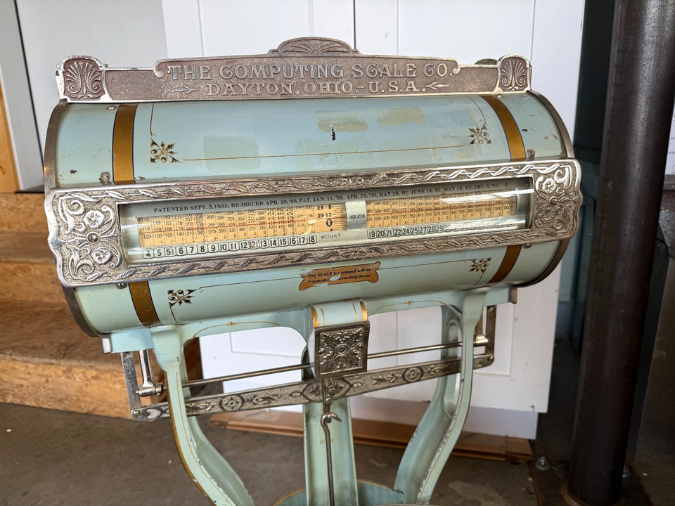 Antique Scale - The Computing Scale Company Dayton Ohio Early 1900s ...