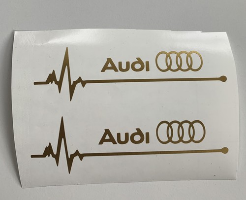 Audi Decal Sticker Mirror Window Sticker x2 (12.5cm x 4cm) | eBay