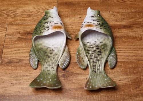 Rivers Edge Bass Fish Flip-Flop Shoes Size Marked as 9M / 10W NEW | eBay