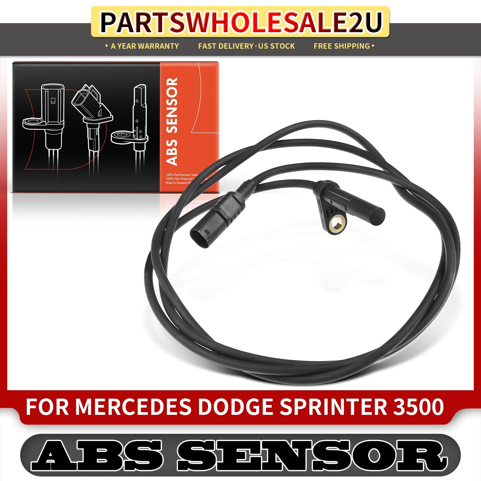 Rear Left ABS Wheel Speed Sensor for MercedesBenz Dodge Sprinter 3500 ...