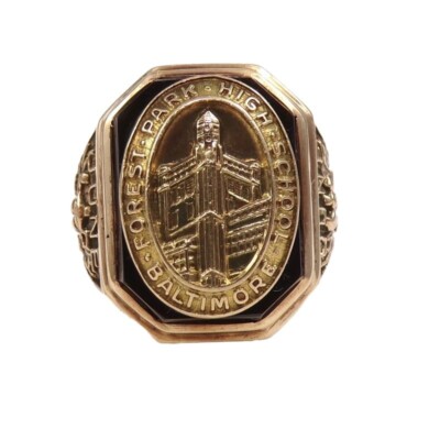 Vintage 10K Yellow Gold 1955 Baltimore Forest Park High School Class ...