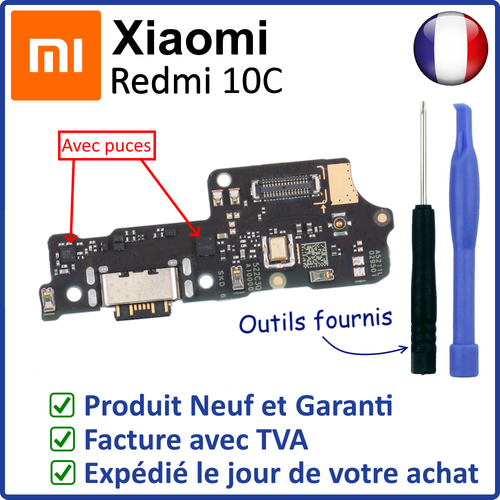 CIRCUIT CONNECTEUR DE CHARGE USB, ANTENNE ET MICRO DU XIAOMI REDMI 10C ...