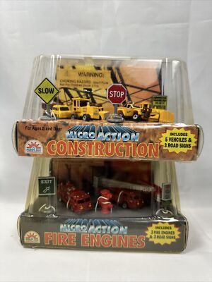 Micro Action Construction And Micro Action Fires Engines | eBay