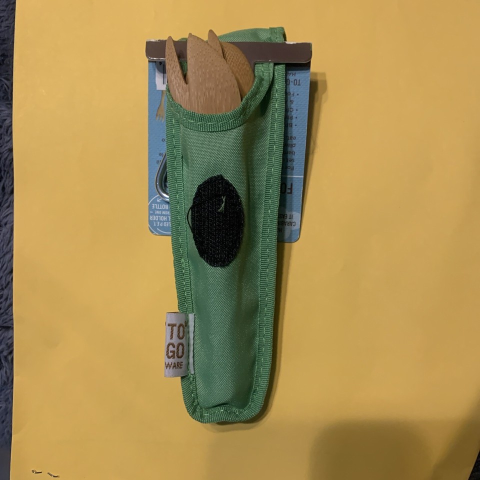 To-Go Ware Bamboo Travel Utensils - Utensil Set with Carrying Case for ...