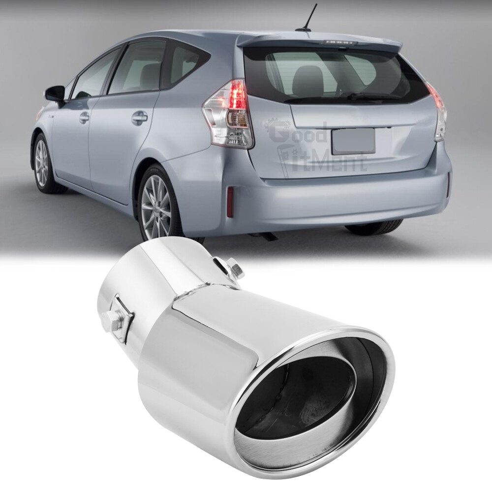 For Toyota Prius 2010-2015 Exhaust Pipe Tip Rear Tail Muffler Stainless ...