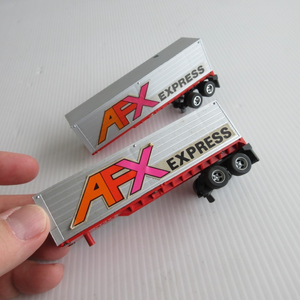 Lot of 2 AFX Express TRACTOR TRAILER HO SCALE SLOT CAR (SS4 B) | eBay