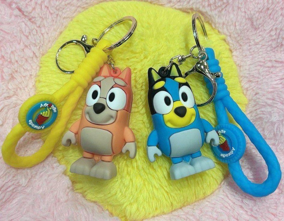 Keychain Bluey Keyring Bluey Anime Character Goods | eBay