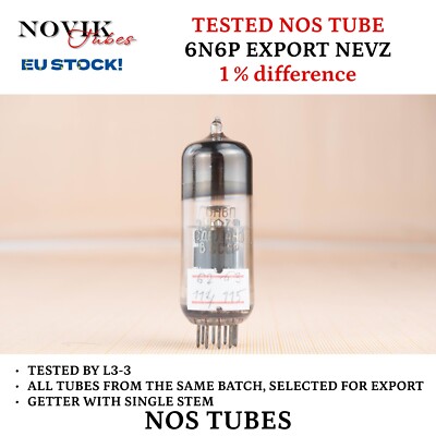 6N6P Tube Ecc99 Tested Export Single Stem 75s E182cc valve NOS Tube 6n6 ...