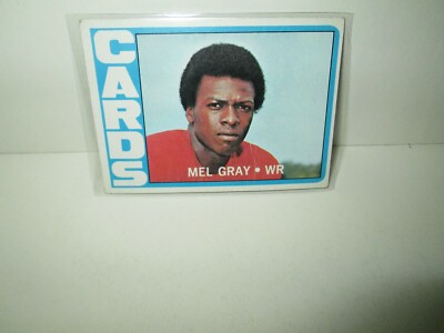MEL GRAY 1972 FOOTBALL CARD Topps #112 rookie rc ST. LOUIS CARDINALS WR ...