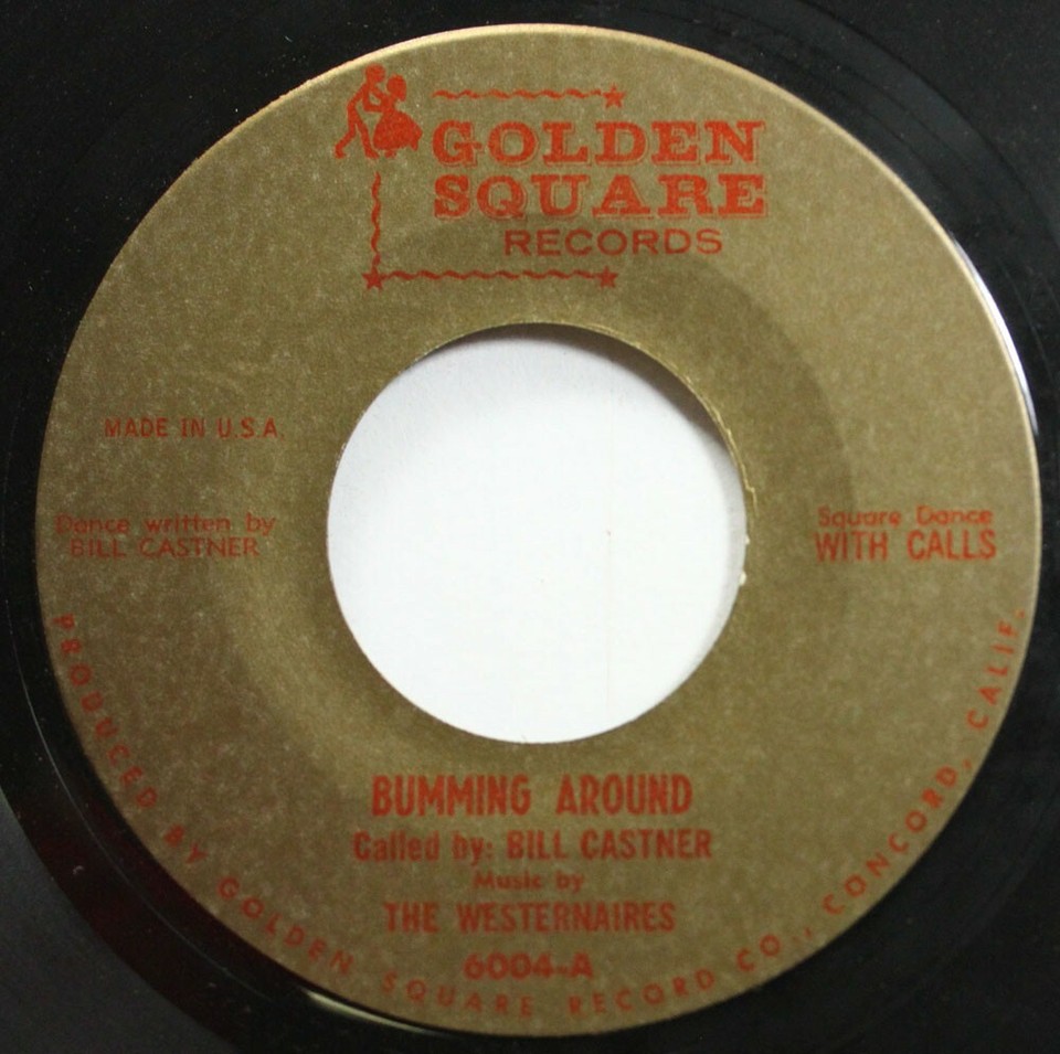 Country 45 The Westernaires - Bumming Around / Bumming Around On Golden ...