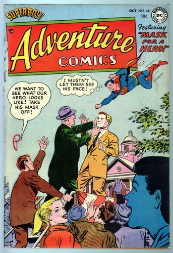 ADVENTURE COMICS #181 w Superboy 1952 Aquaman Green Arrow | eBay