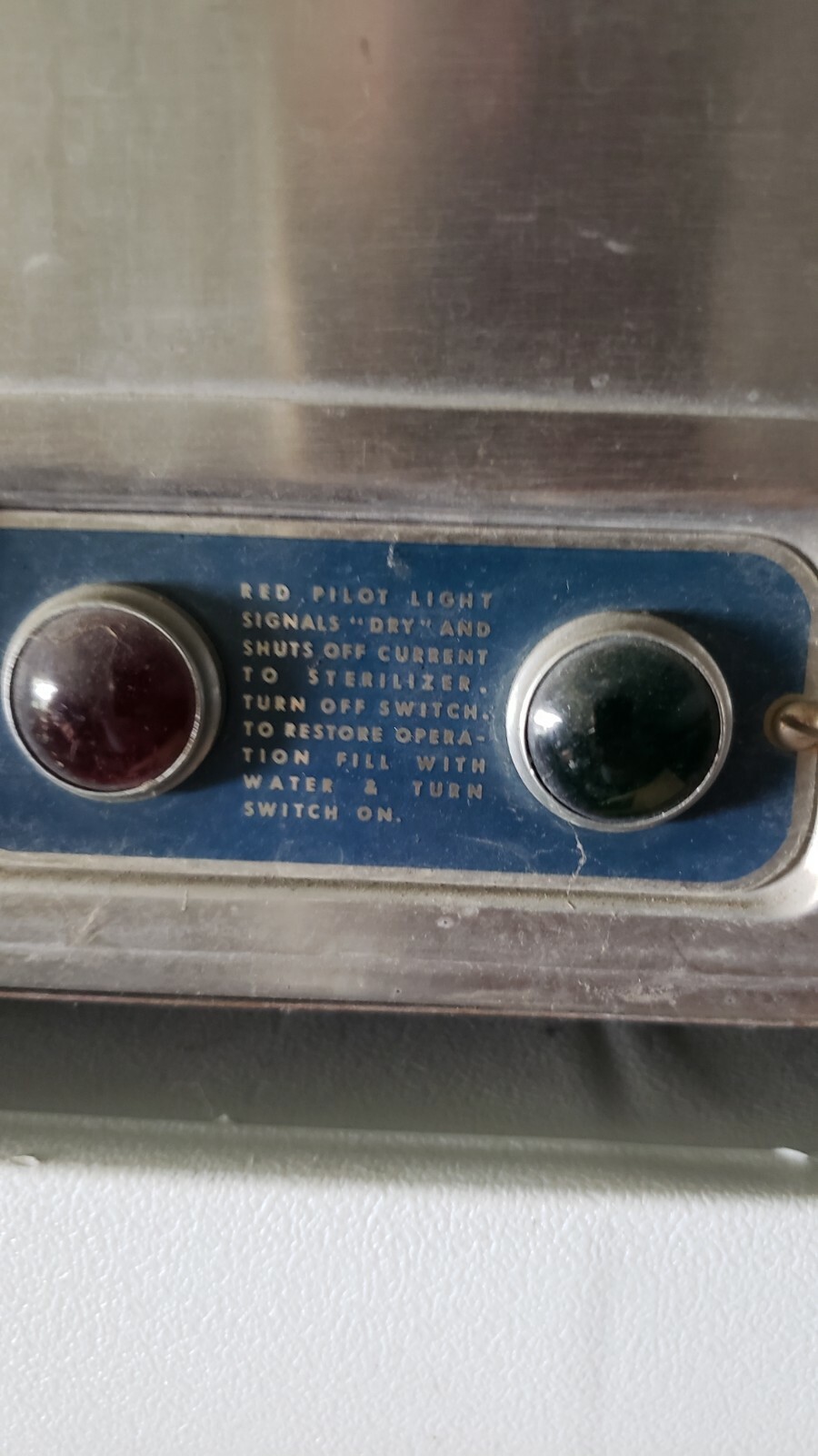 VINTAGE CASTLE SHAMPAINE AUTOCLAVE STERILIZER TATTOO DENTAL 16X6X4 ...