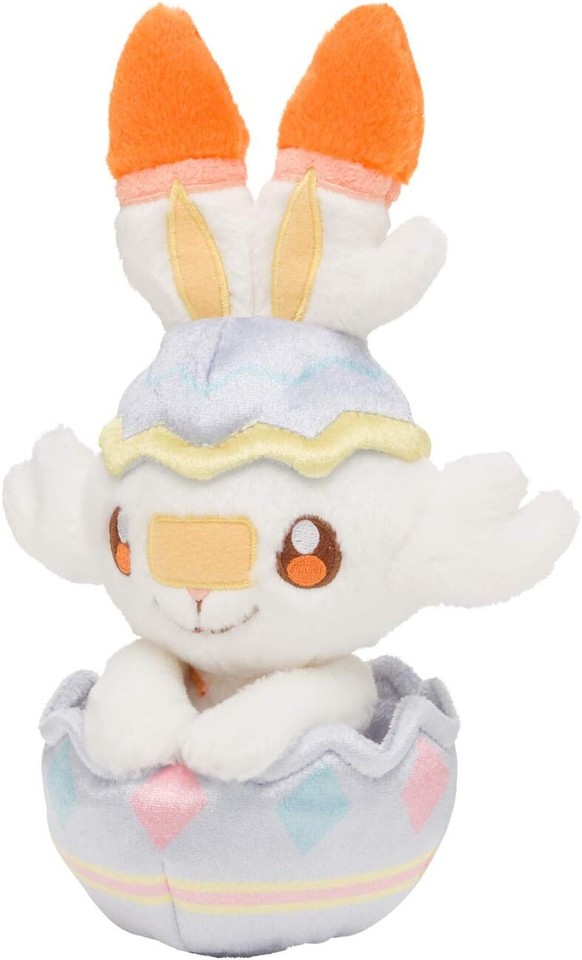 Pokemon Center Original Plush Happy Easter Basket Egg Pretend Hibani | eBay