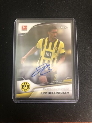 2021-22 Topps Chrome Bundesliga -Jude Bellingham Autograph Card | eBay