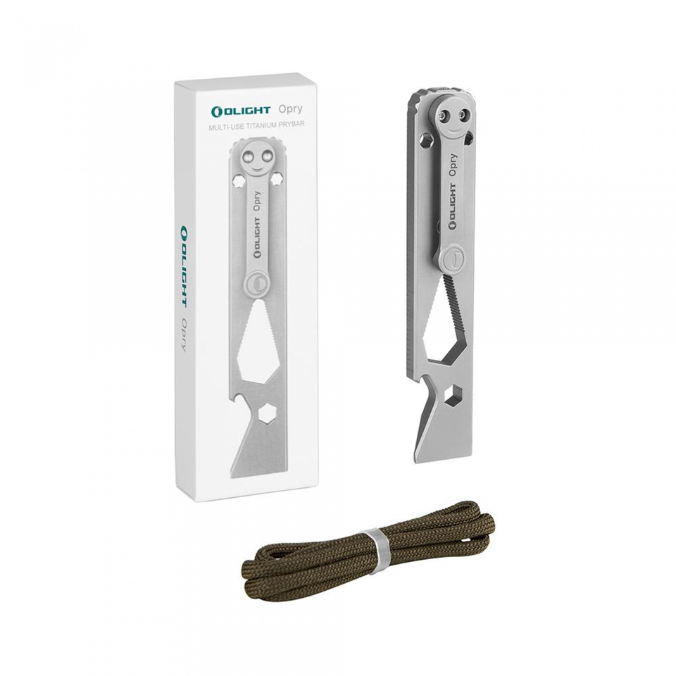 Olight Opry Mini Multi Tools Multi-Use Titanium Prybar Multi Function ...