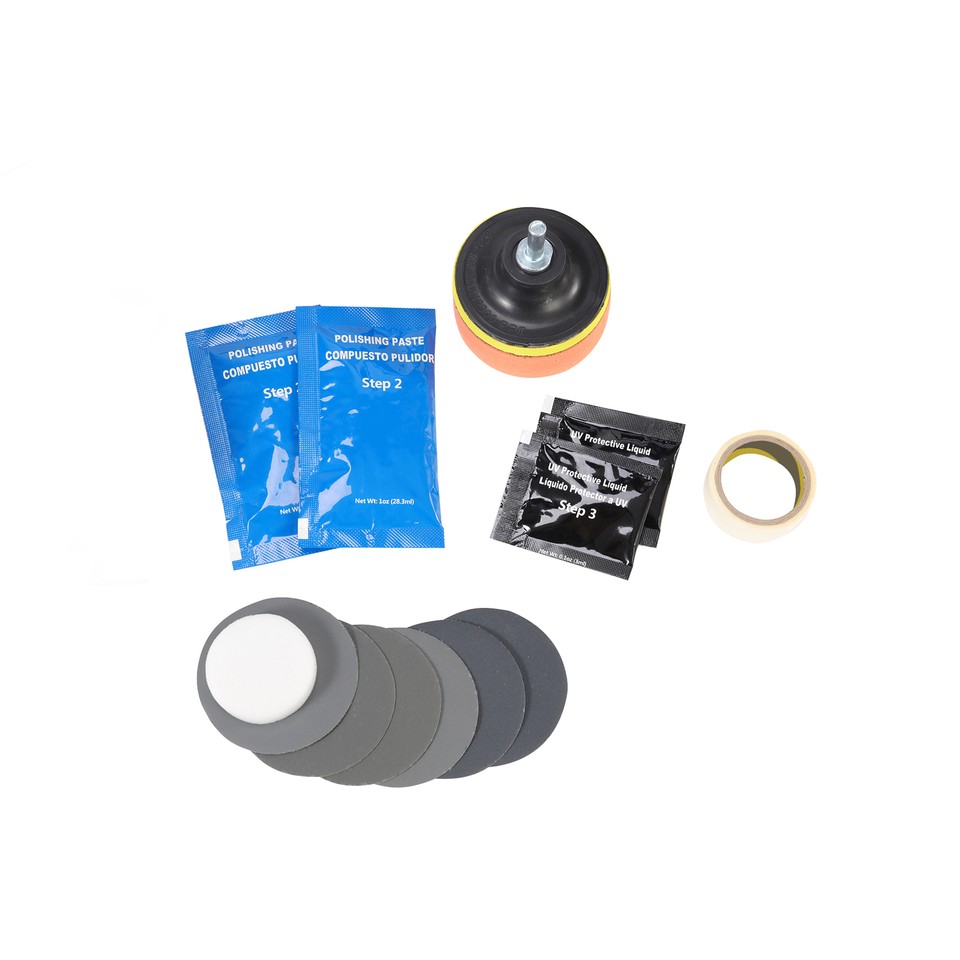 Car Headlight Lens Restoration Repair Kit Polishing Cleaner Cleaning ...