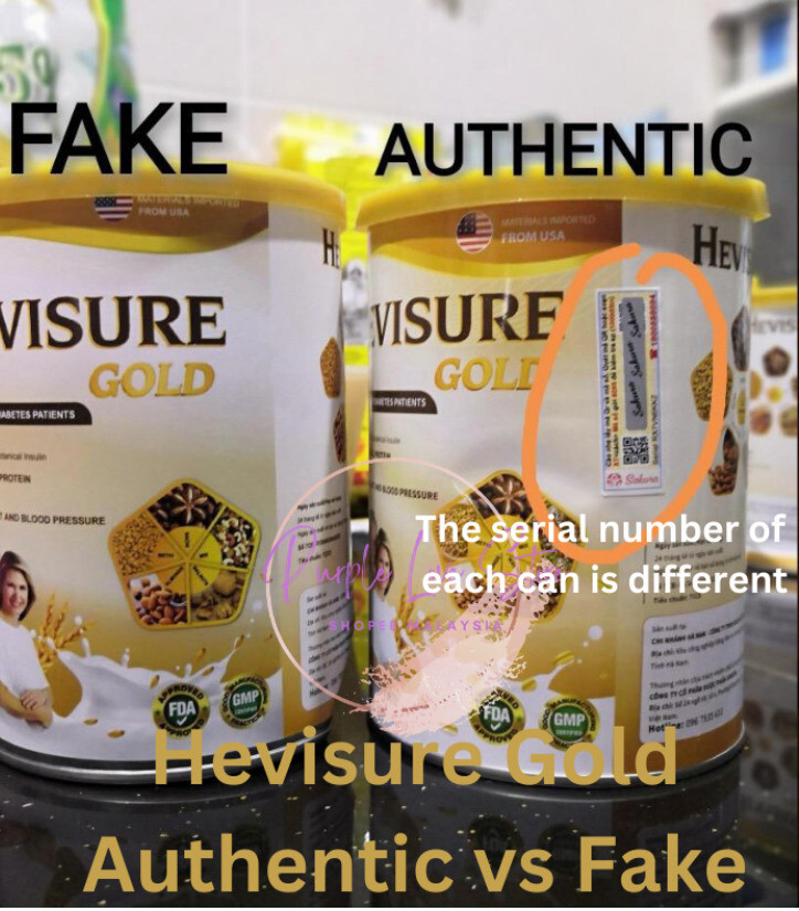 2x 100 % Authentic Hevisure Gold Diabetic Milk stabilized blood sugar ...