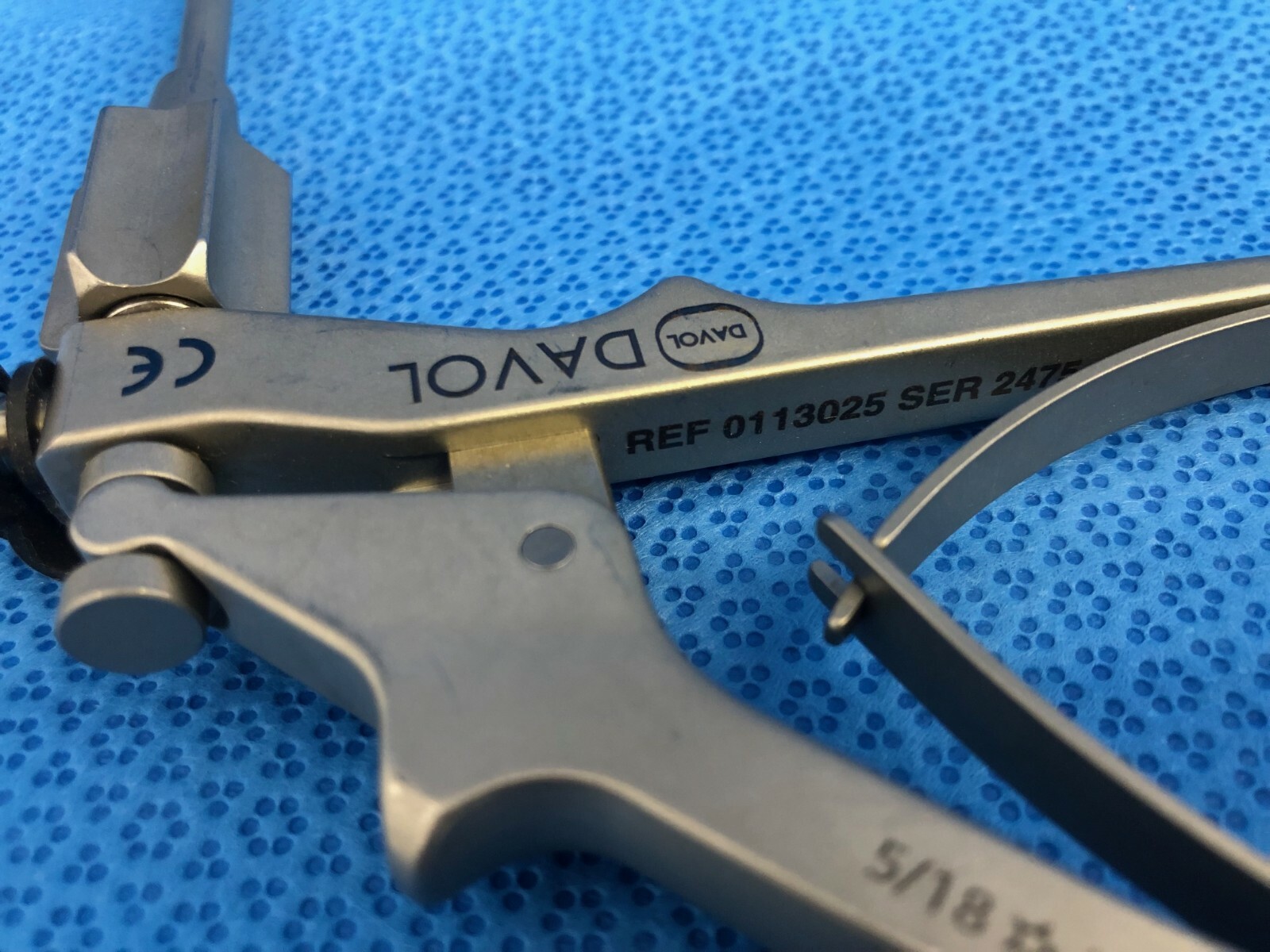 Davol 0113025 Surgical Grasper Forceps Laparoscopic for Onux 0113020 ...