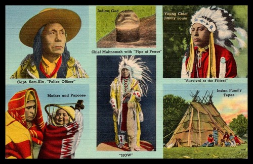 Multi-image CHIEF MULTNOMAH, Chinookan People, Papoose, Som Kin ...