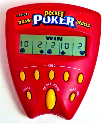 Radica "Pocket Poker" Draw & Deuces - Electronic Handheld Game Tested ...