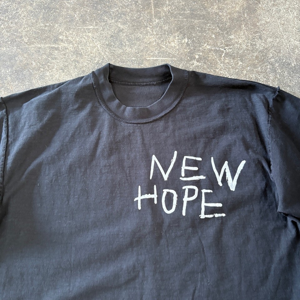 Tiago Magro Promise Land Reverse Stitch Shirt Mens M Black New Hope Art ...