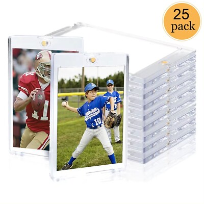 25 Pack Ultra Pro One Touch Magnetic Card Holder For 35PT Trading ...