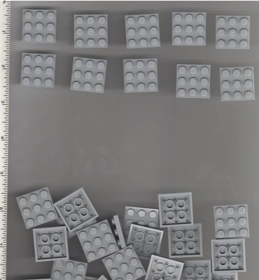 LEGO x 73 Light Bluish Gray Plate 3 x 3 NEW 11212 | eBay