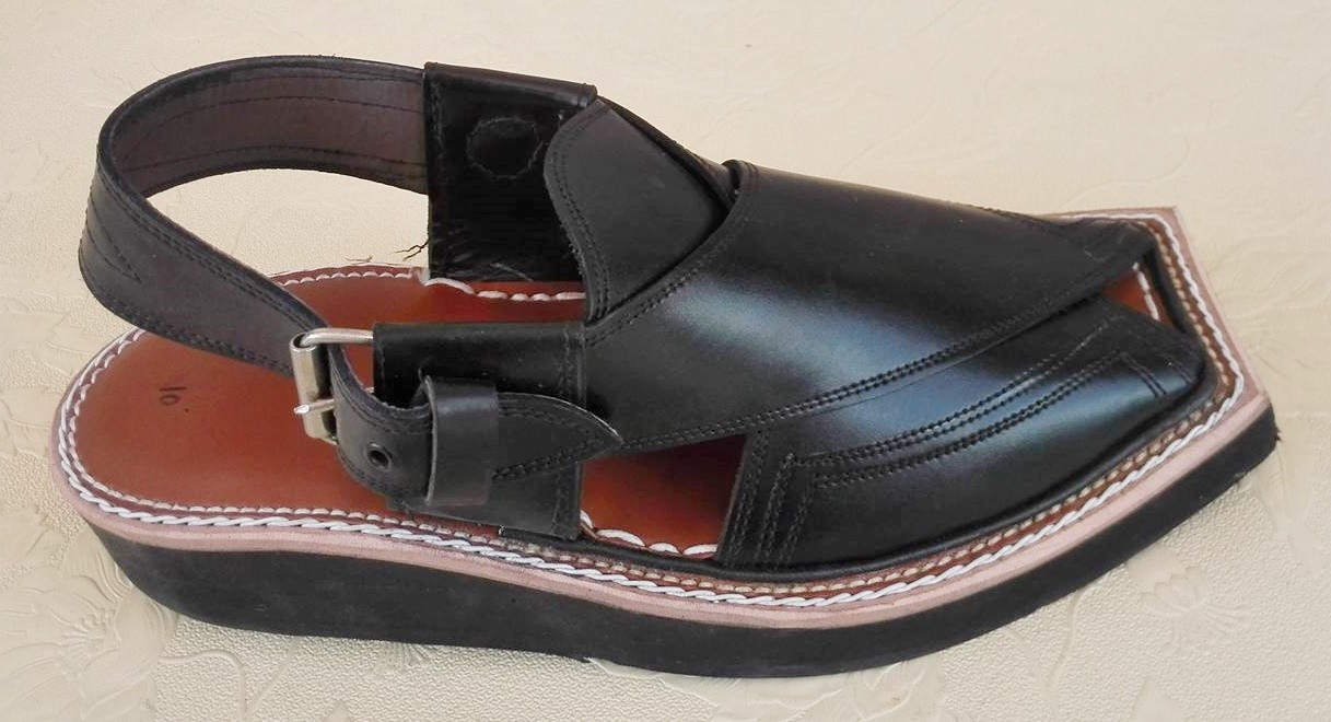 US 6,7,8,9,10,11 MEN'S HANDMADE BLACK LEATHER TRIPLE SOLE PESHAWARI ...