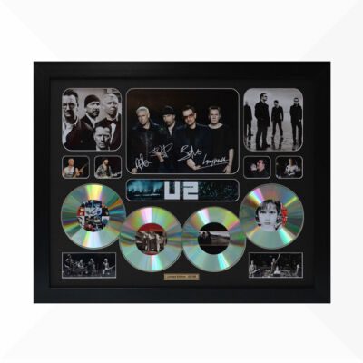 U2 Signed & Framed Memorabilia - 4 CD - Black - Limited Edition | eBay