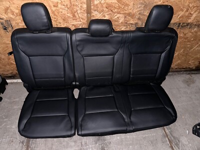 2017-2023 Ford F150 F250 F350 F450 Rear Back Seats Black Leather ...