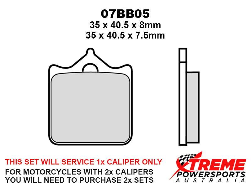 Bimota DB6 1078cc 08-09 Brembo Racing Carbon Ceramic Front Brake Pads ...